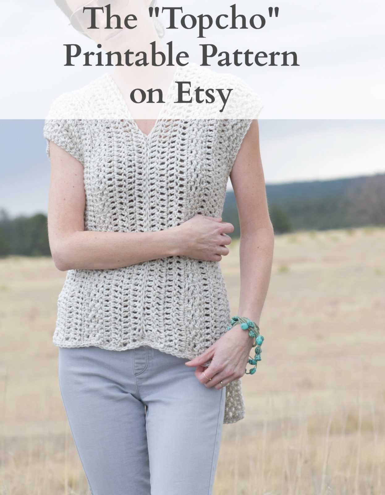 The "Topcho" Easy Crochet Shirt Pattern – Mama In A Stitch