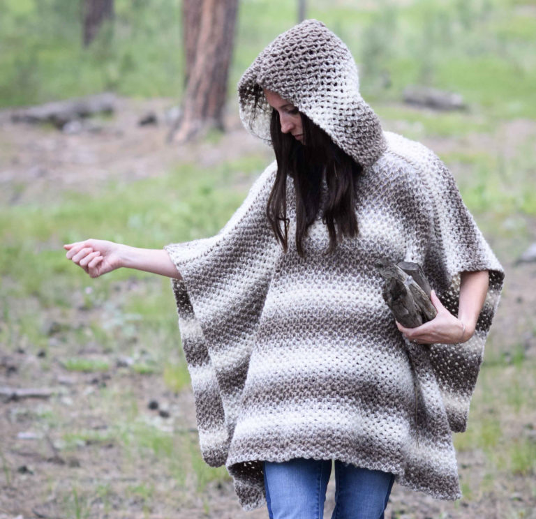 How To Crochet A Poncho - Trails End Seamless Poncho – Mama In A Stitch