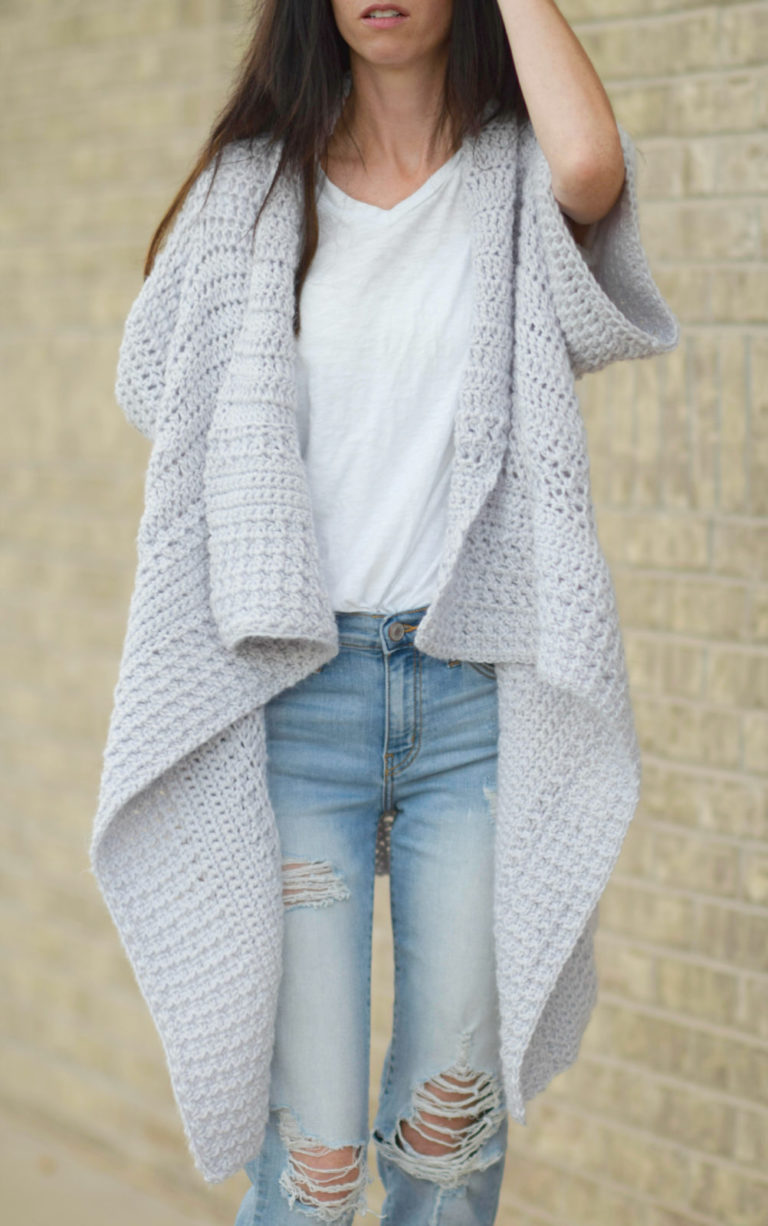 How To Make An Easy Crocheted Sweater (Knit-Like) – Mama In A Stitch