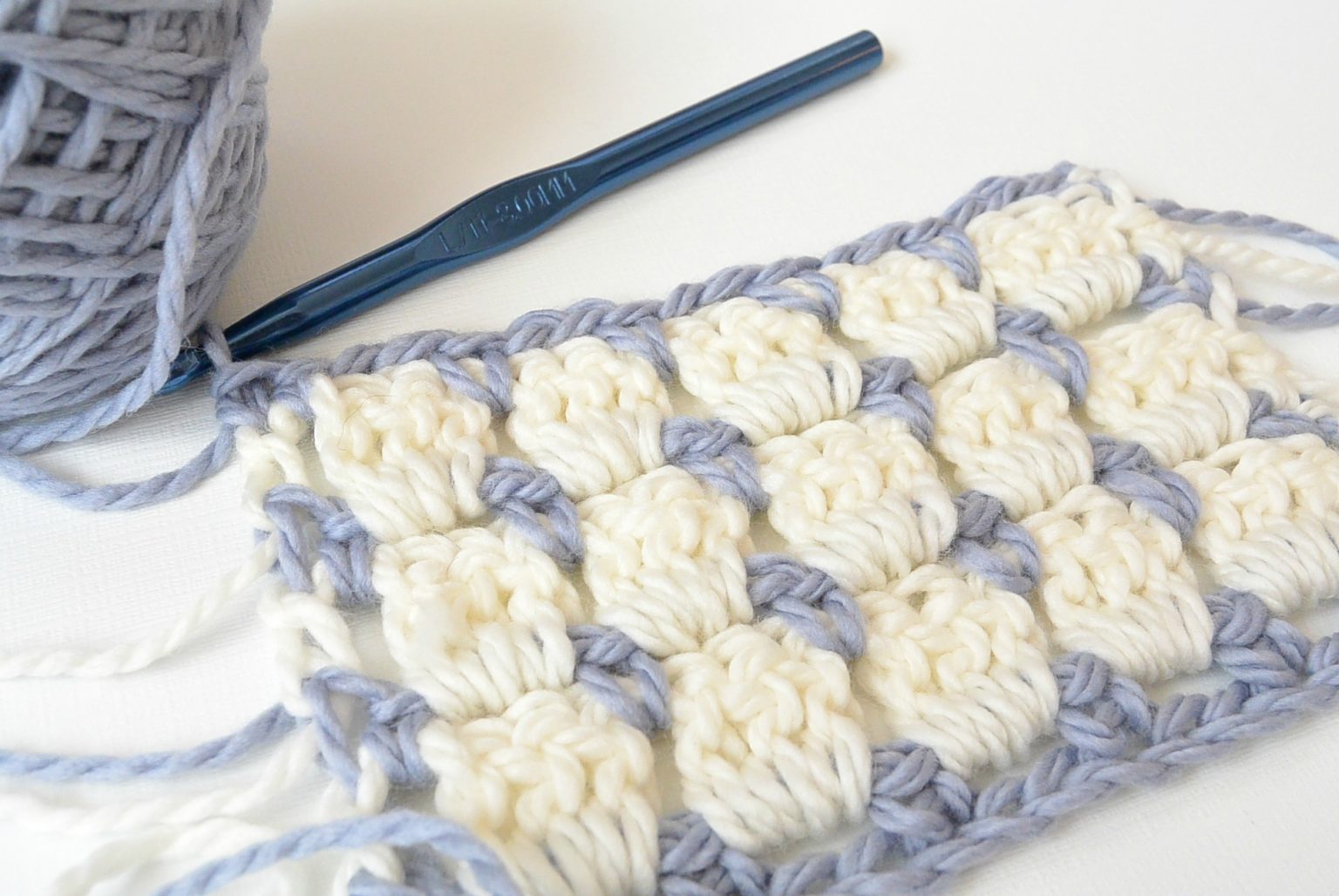 How To Crochet the Granite or Moss Stitch – Mama In A Stitch