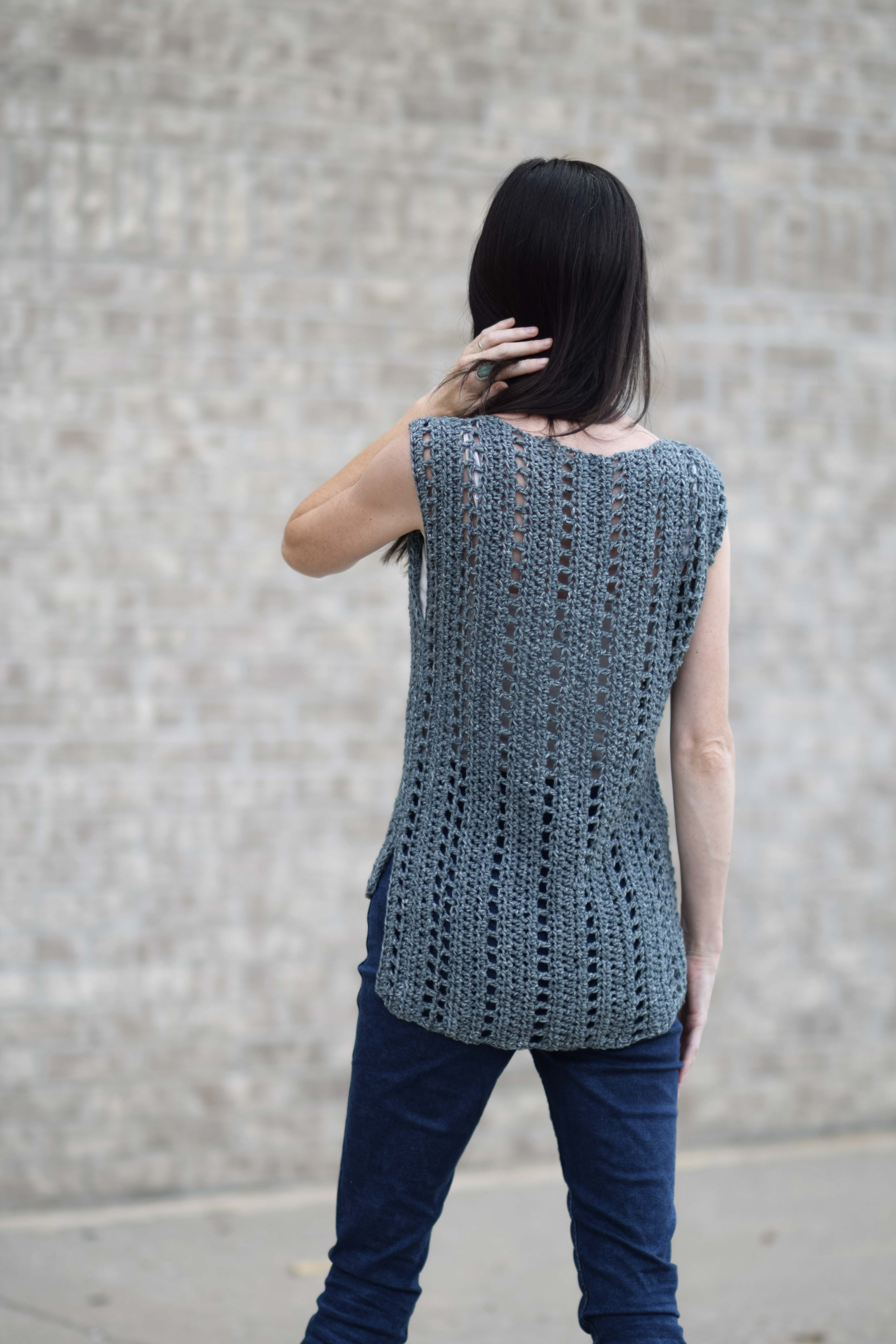  Vintage Easy Crochet Sleeveless Top Pattern Mama In A Stitch