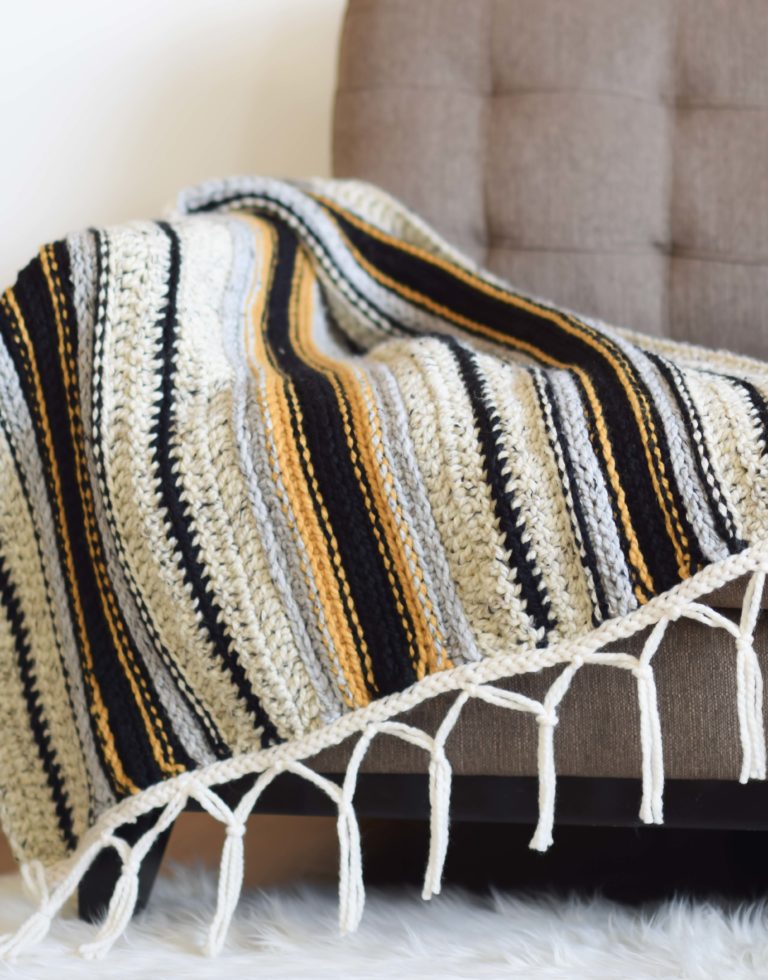 Chunky Icelandic Crochet Blanket Pattern – Mama In A Stitch