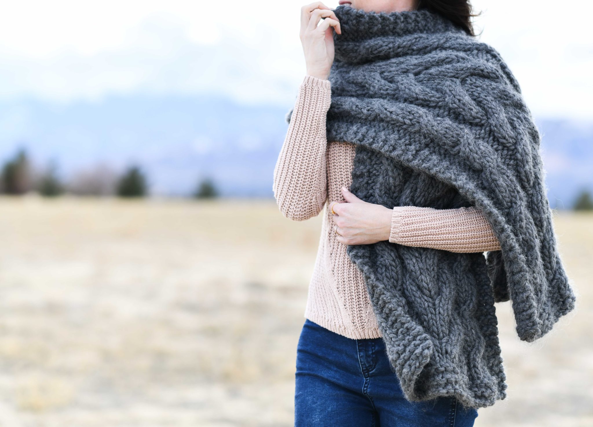Triangle Wrap Top - Free Knitting Pattern – Mama In A Stitch