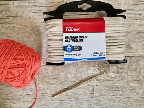 How To Crochet A Scrap Yarn Rope Bath Mat – Mama In A Stitch