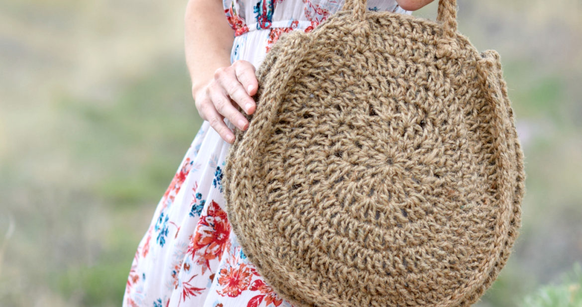 How To Crochet A Summer Circle Bag - Free Crochet Pattern – Mama In A ...