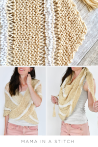 Triangle Wrap Top - Free Knitting Pattern – Mama In A Stitch