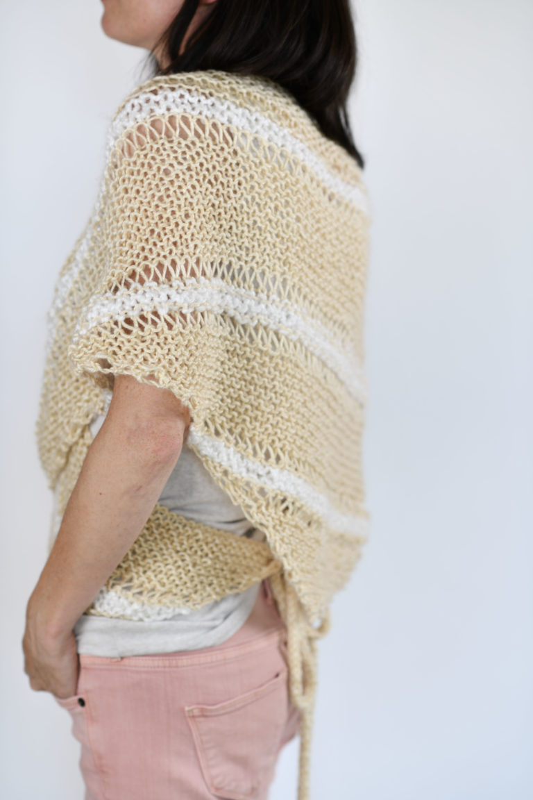 Triangle Wrap Top - Free Knitting Pattern – Mama In A Stitch