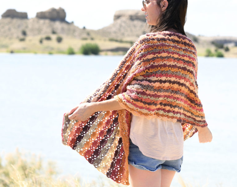 Isla Scalloped Wrap - Shawl Crochet Pattern – Mama In A Stitch