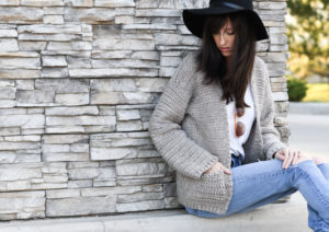 Easy Crochet Sweater Pattern - Boyfriend Cardigan – Mama In A Stitch