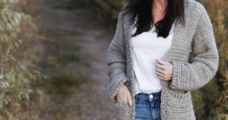 Easy Crochet Sweater Pattern - Boyfriend Cardigan – Mama In A Stitch