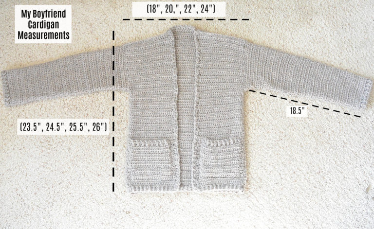 Easy Crochet Sweater Pattern - Boyfriend Cardigan – Mama In A Stitch