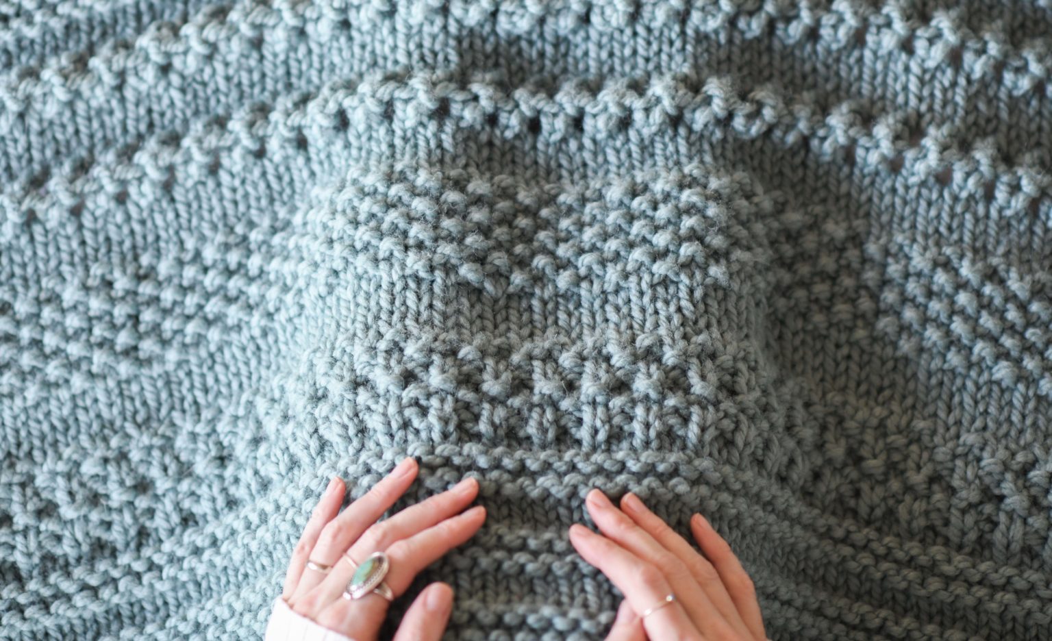 Quilted Knit Throw Pattern – Mama In A Stitch