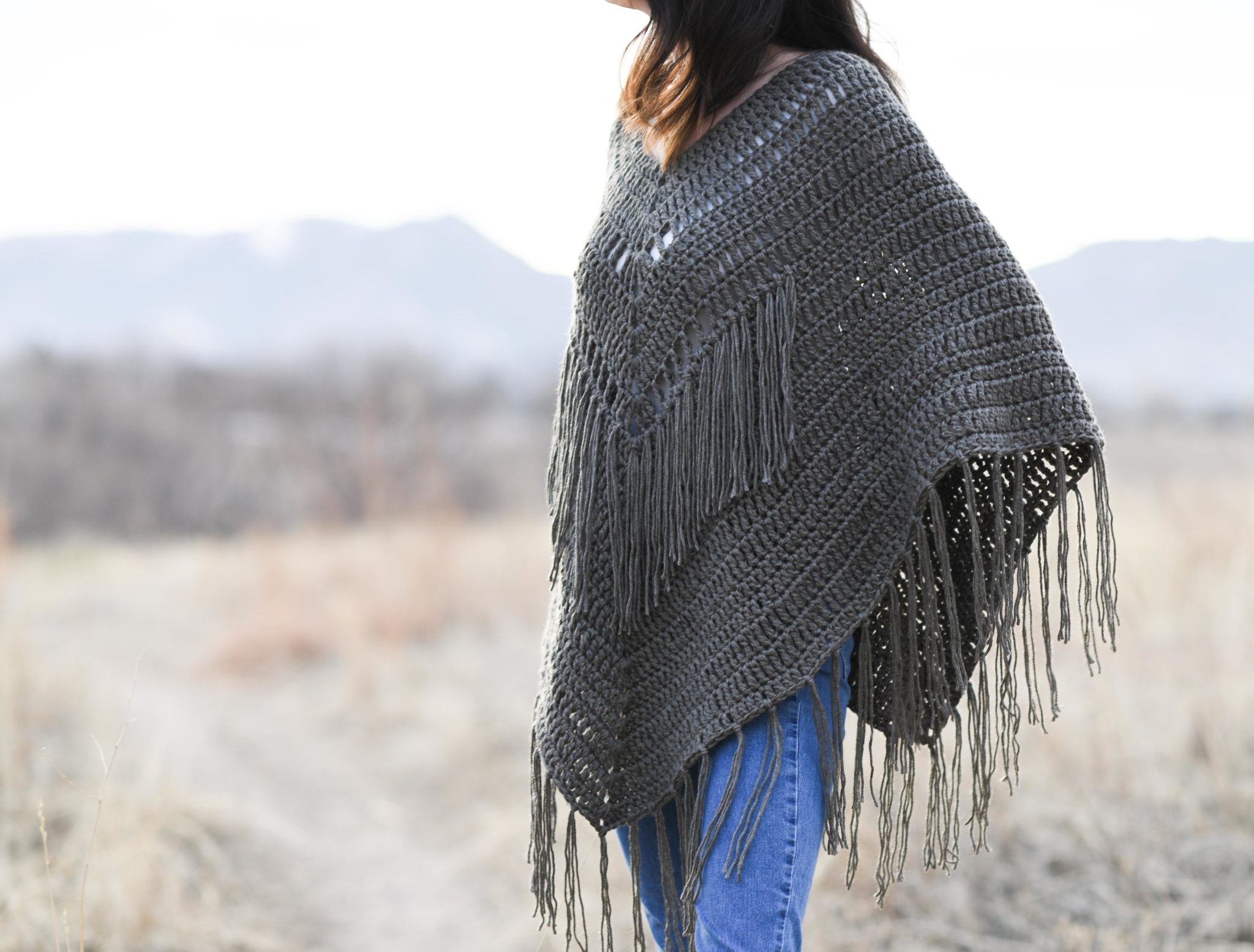 How To Crochet A Poncho - Trails End Seamless Poncho – Mama In A Stitch