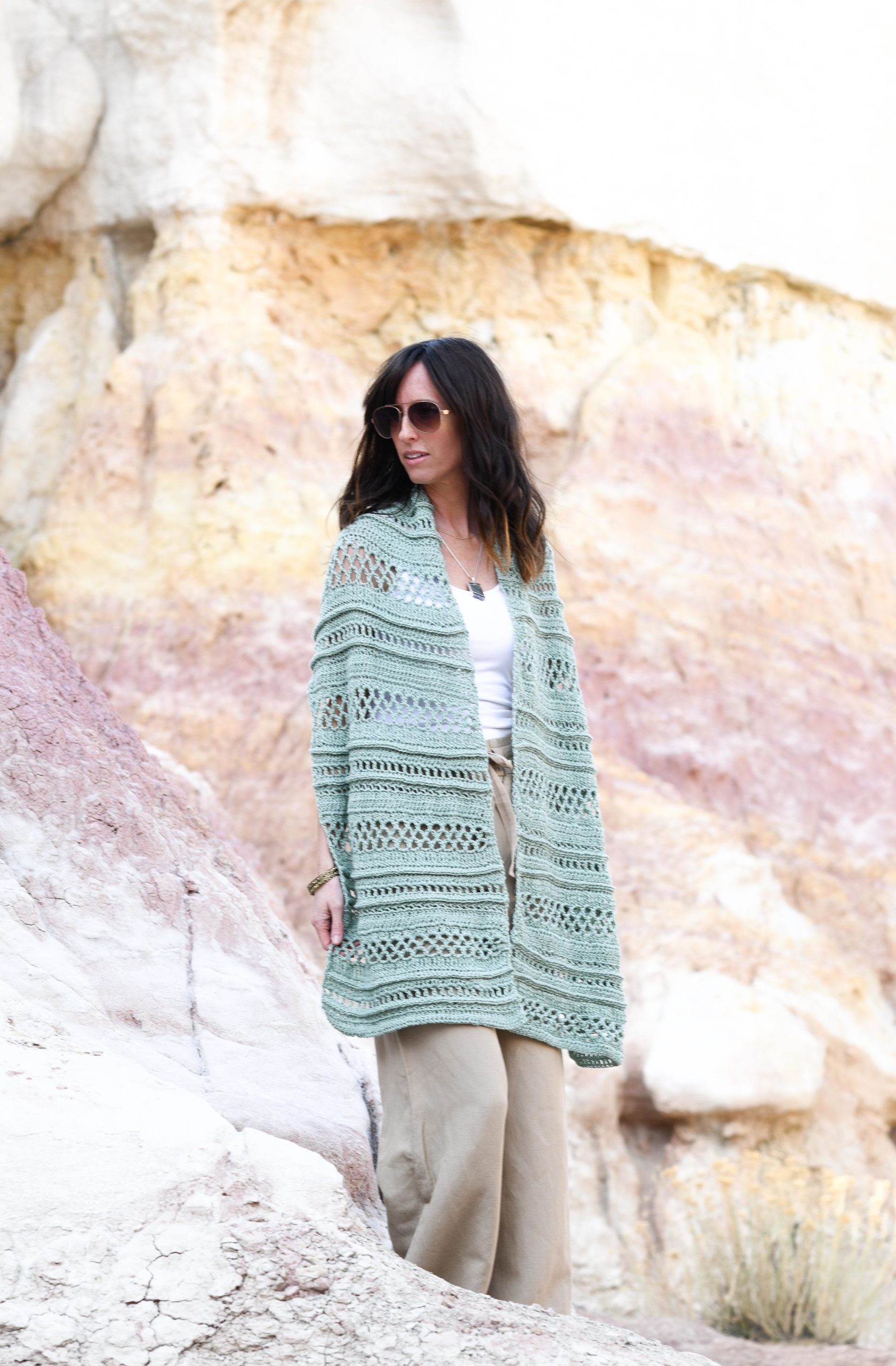 Light Crochet Shawl - Summertide Wrap Pattern – Mama In A Stitch