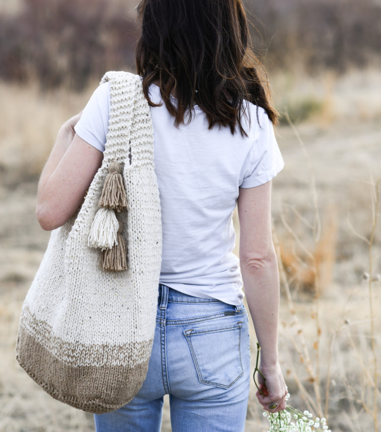 How To Knit A Backpack - Easy Knitting Pattern Mama In A Stitch