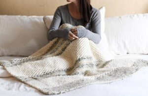 Two Stitch Easy Knit Blanket – Mama In A Stitch