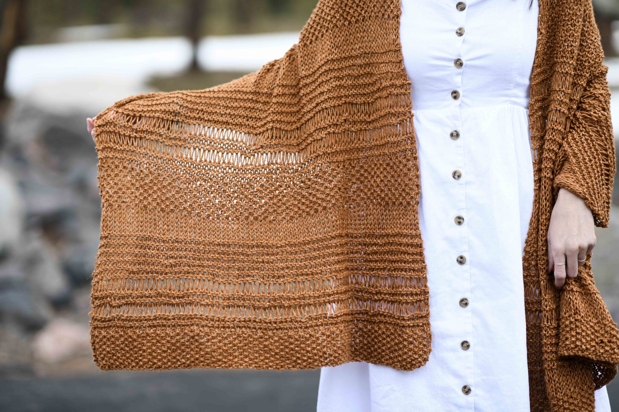 Cosmos Textured Knit Wrap – Mama In A Stitch