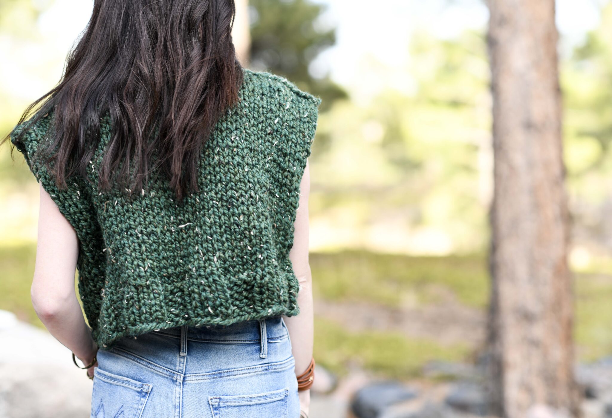 Easy Alpine Vest Knitting Pattern – Mama In A Stitch