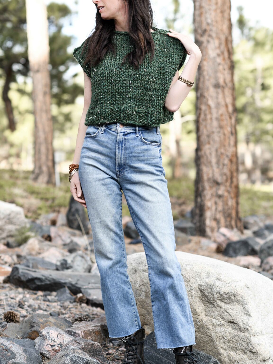 Easy Alpine Vest Knitting Pattern – Mama In A Stitch