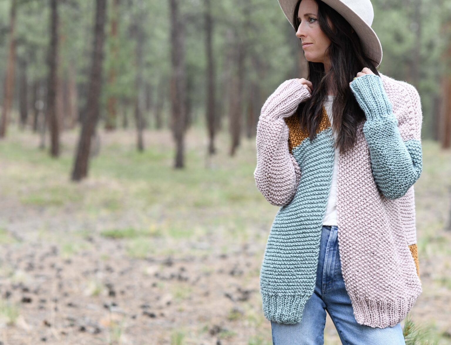 Comfy Colors Cardigan Knitting Pattern – Mama In A Stitch