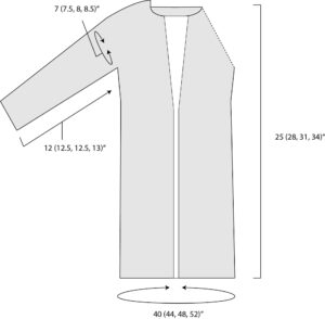 Simple Raglan Cardigan Knitting Pattern – Mama In A Stitch