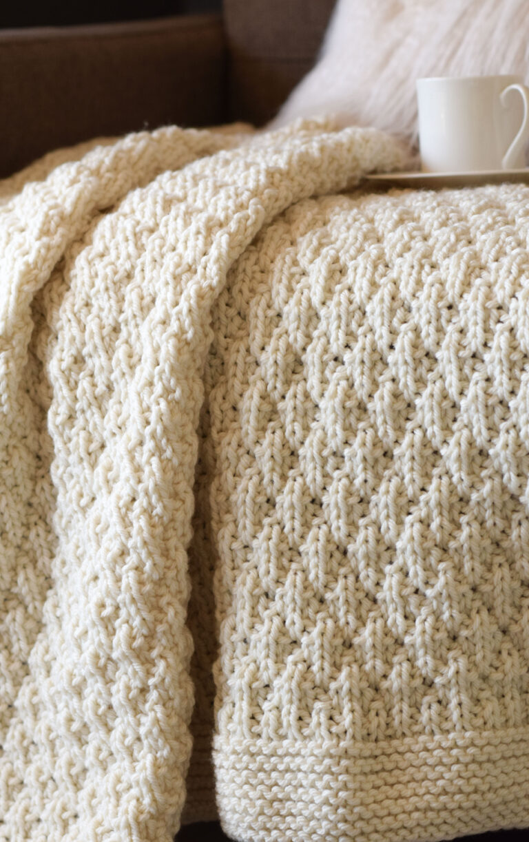 Quilted Knit Throw Pattern – Mama In A Stitch