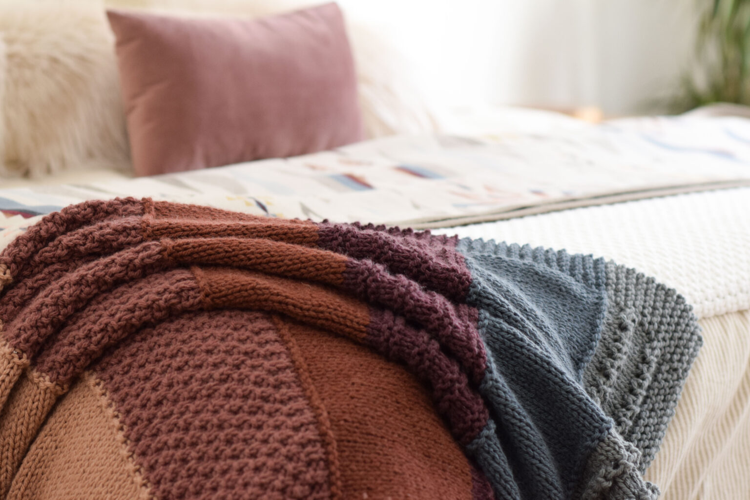 Knit Squares Blanket Seamless Quilt – Mama In A Stitch