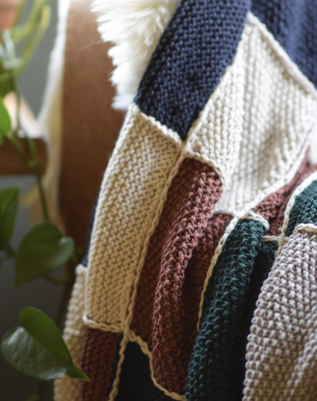 Cottage Quilt Knit Blanket Pattern – Mama In A Stitch