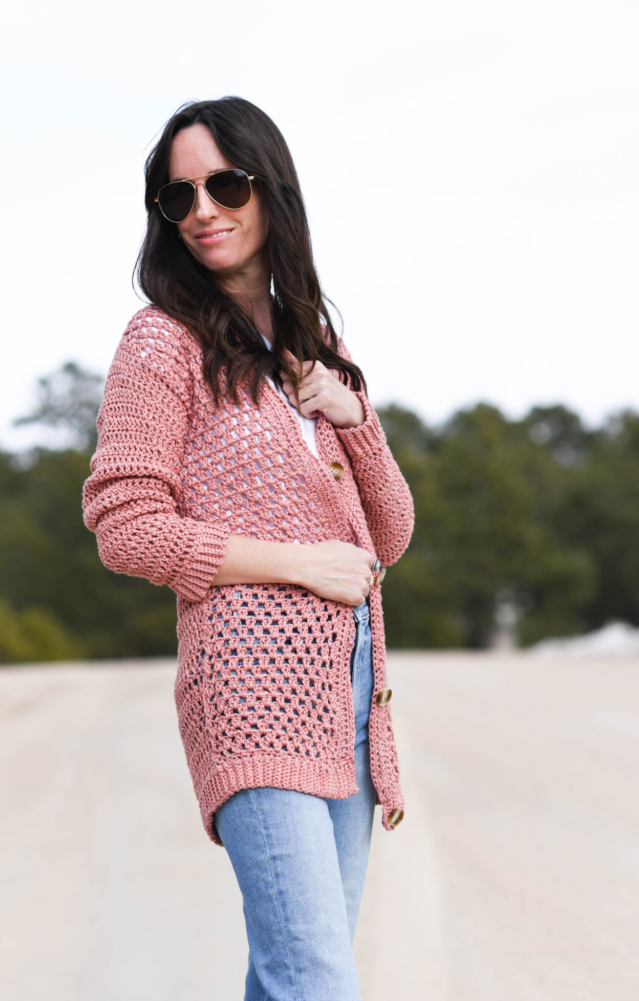 Light Cardigan Crochet Pattern – Mama In A Stitch