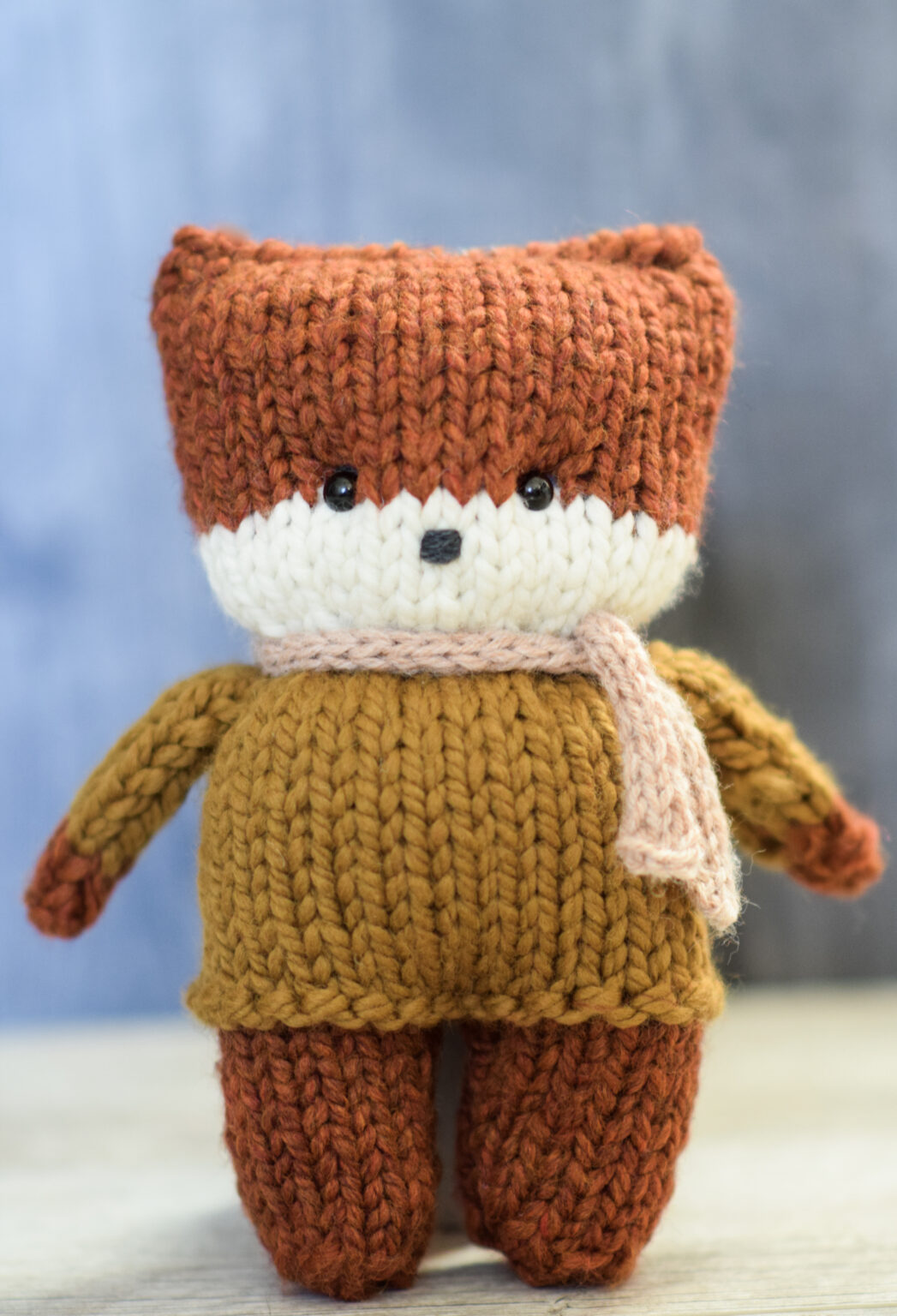 Easy Fox Knitting Pattern – Mama In A Stitch