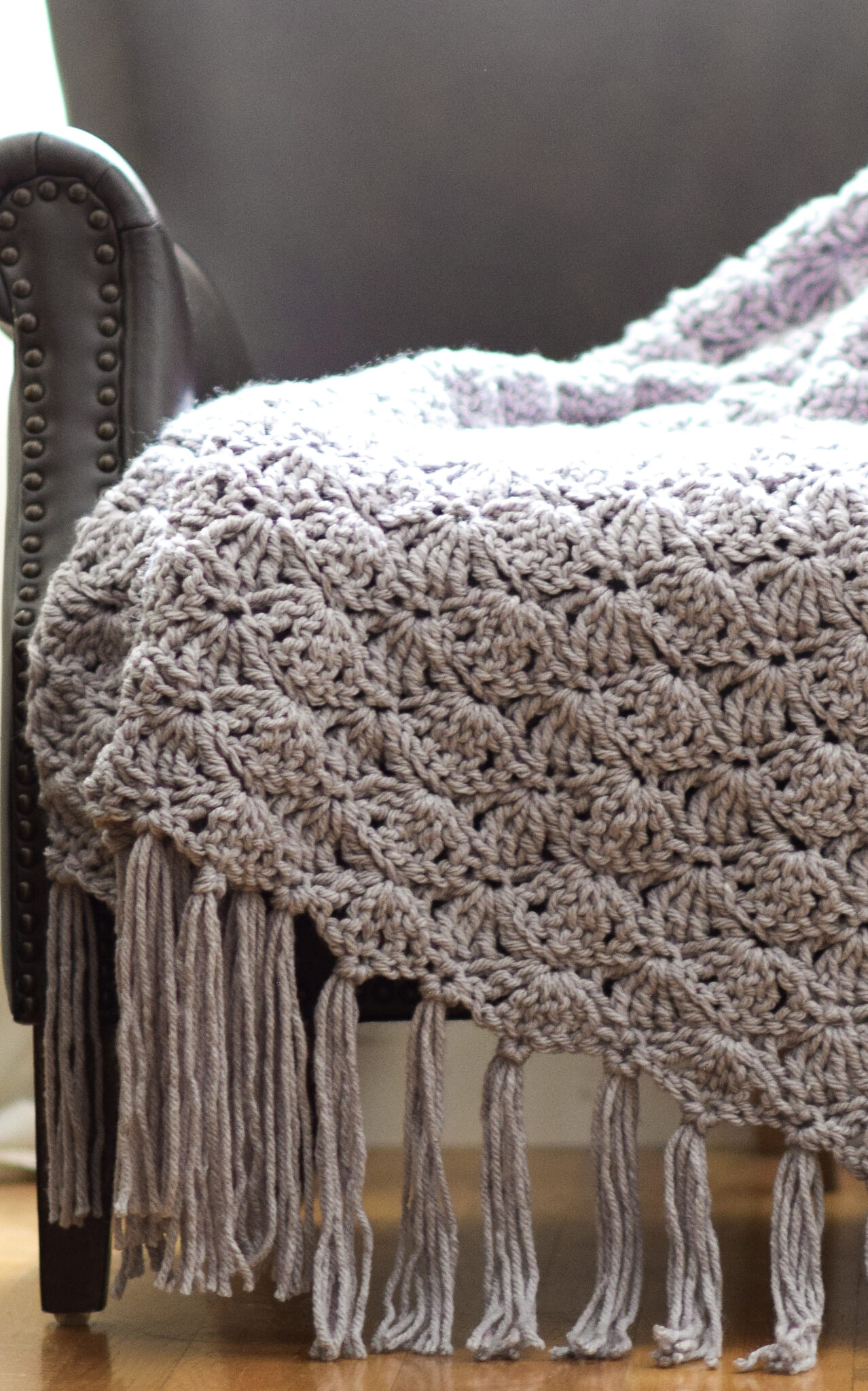 Shelly Throw Blanket Crochet Pattern – Mama In A Stitch