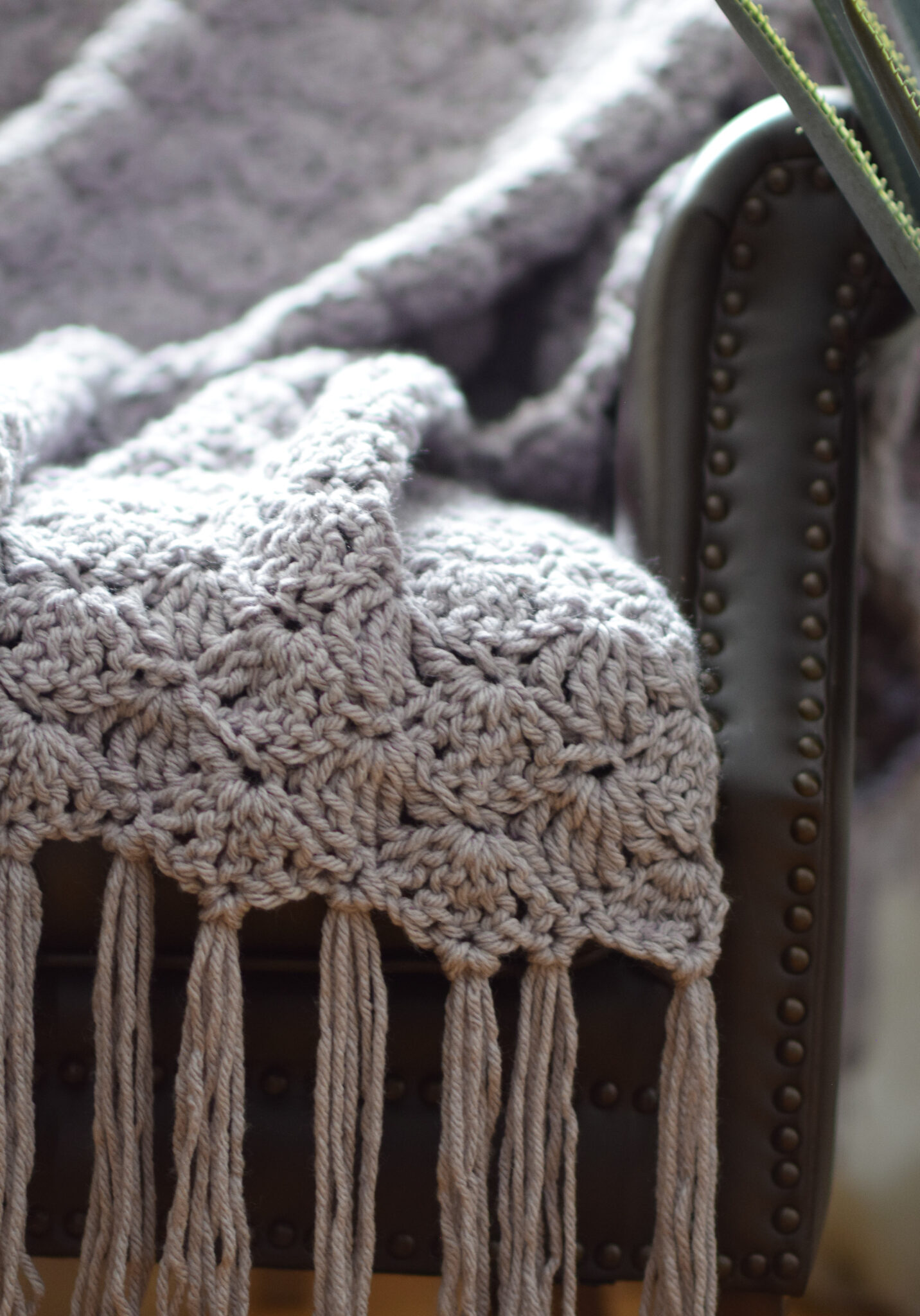 Shelly Throw Blanket Crochet Pattern – Mama In A Stitch